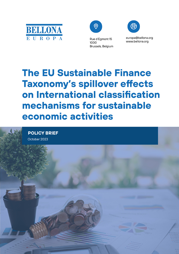 The EU Sustainable Finance Taxonomy’s spillover effects on ...